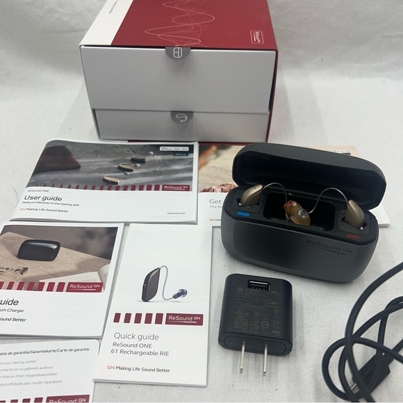 ReSound | Other | Resound Gn Bluetooth Hearing Aids As A8 C Charger Box ...